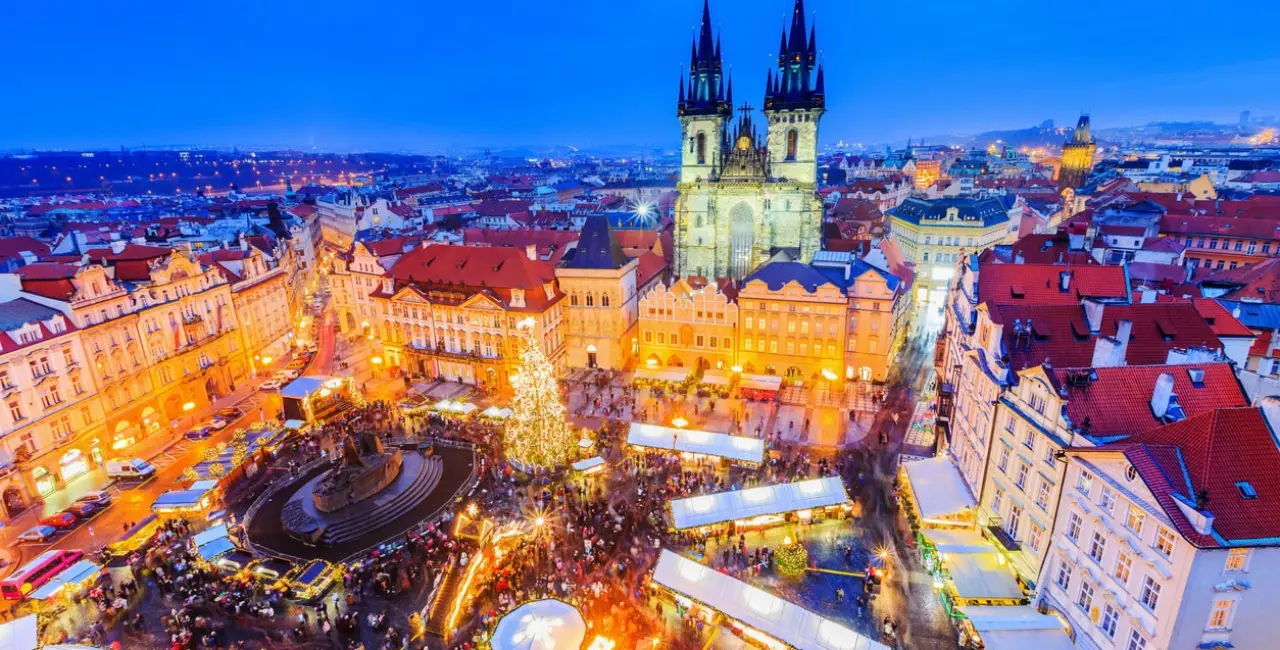 Prague was voted the third most festive city in Europe for a magical ...